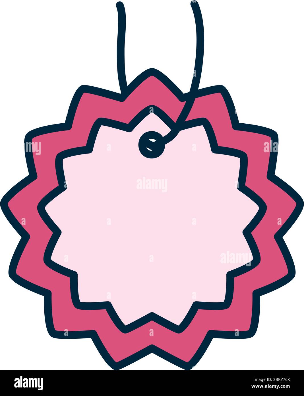 seal icon over white background, line and fill style, vector ...