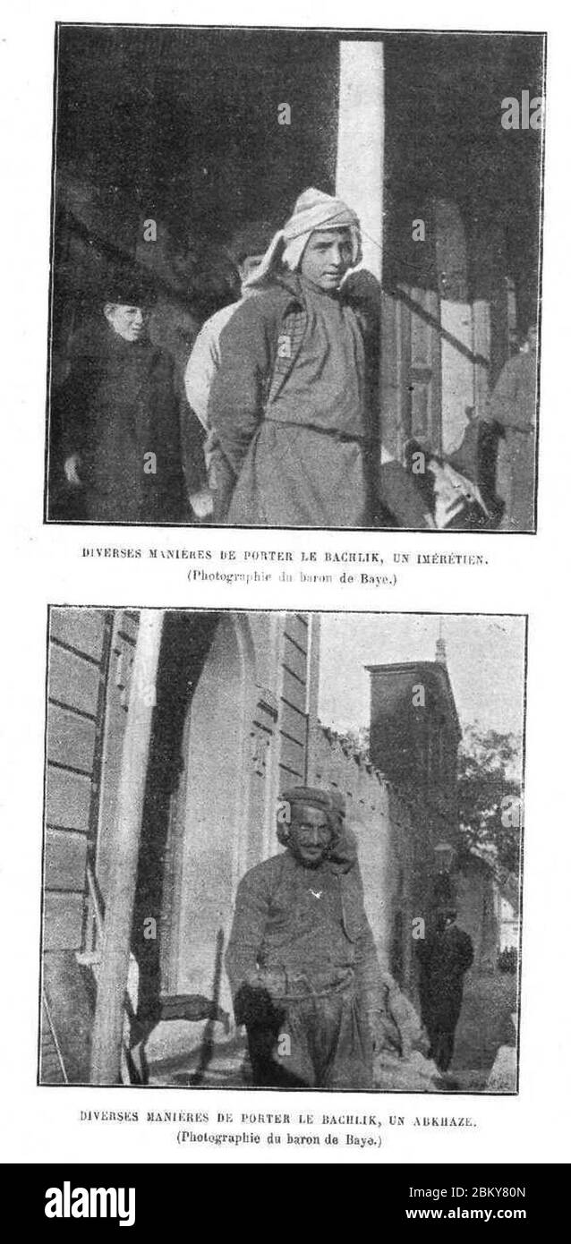 Imeretians, Tbilisi (Baron de Baye photo Stock Photo - Alamy