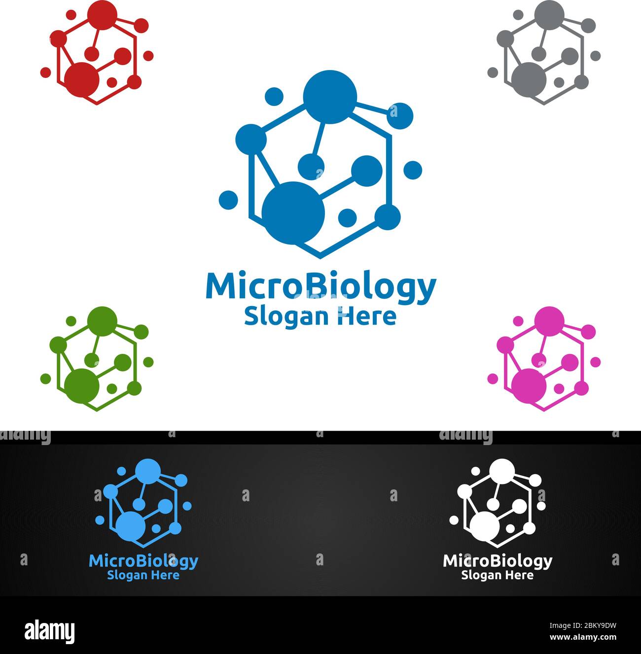 Micro Science and Research Lab Logo for Microbiology, Biotechnology ...
