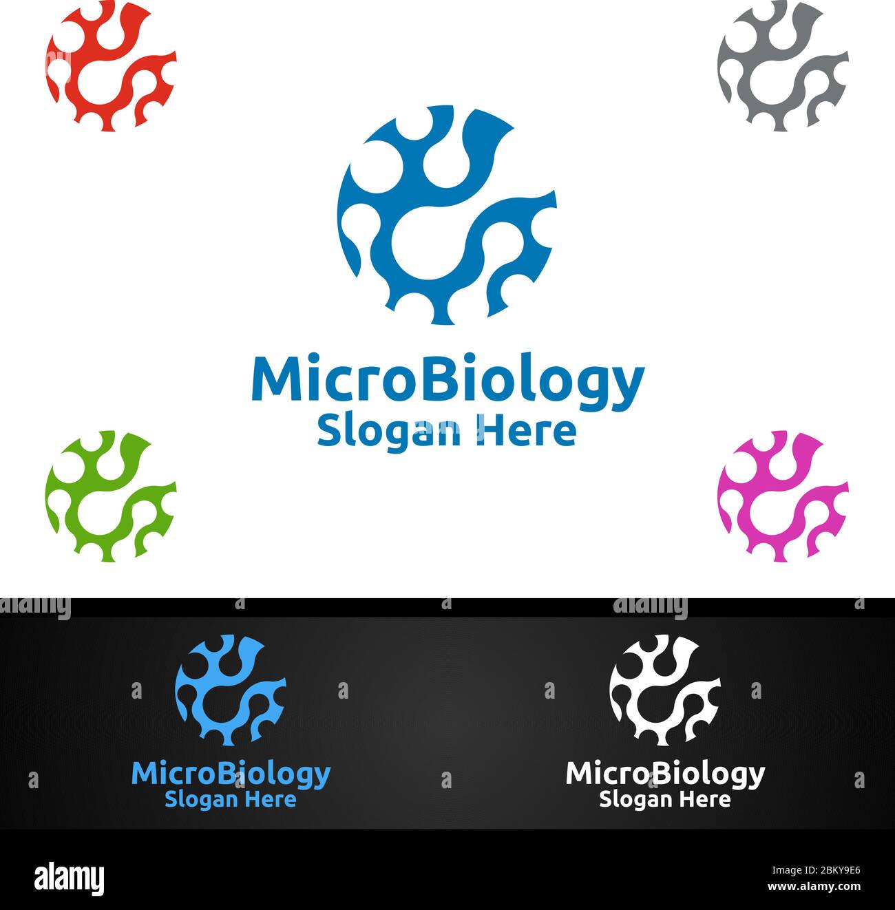 Micro Science and Research Lab Logo for Microbiology, Biotechnology ...