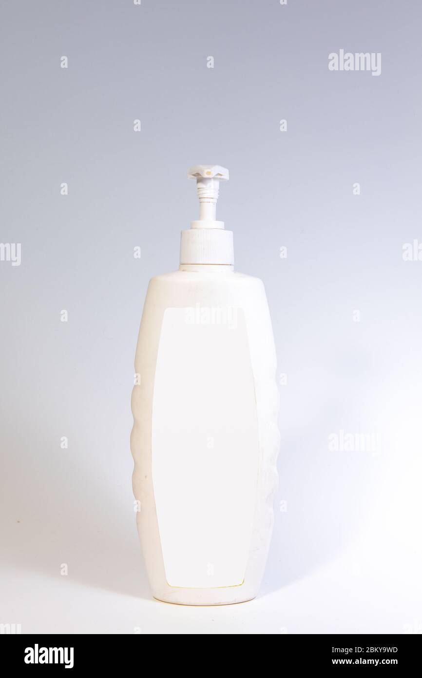 Alcohol Hand Sanitiser, Liquid Hand Wash Bottle Isolated on White ...