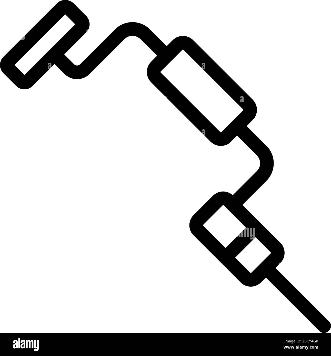 rotary device icon vector outline illustration Stock Vector Image & Art ...