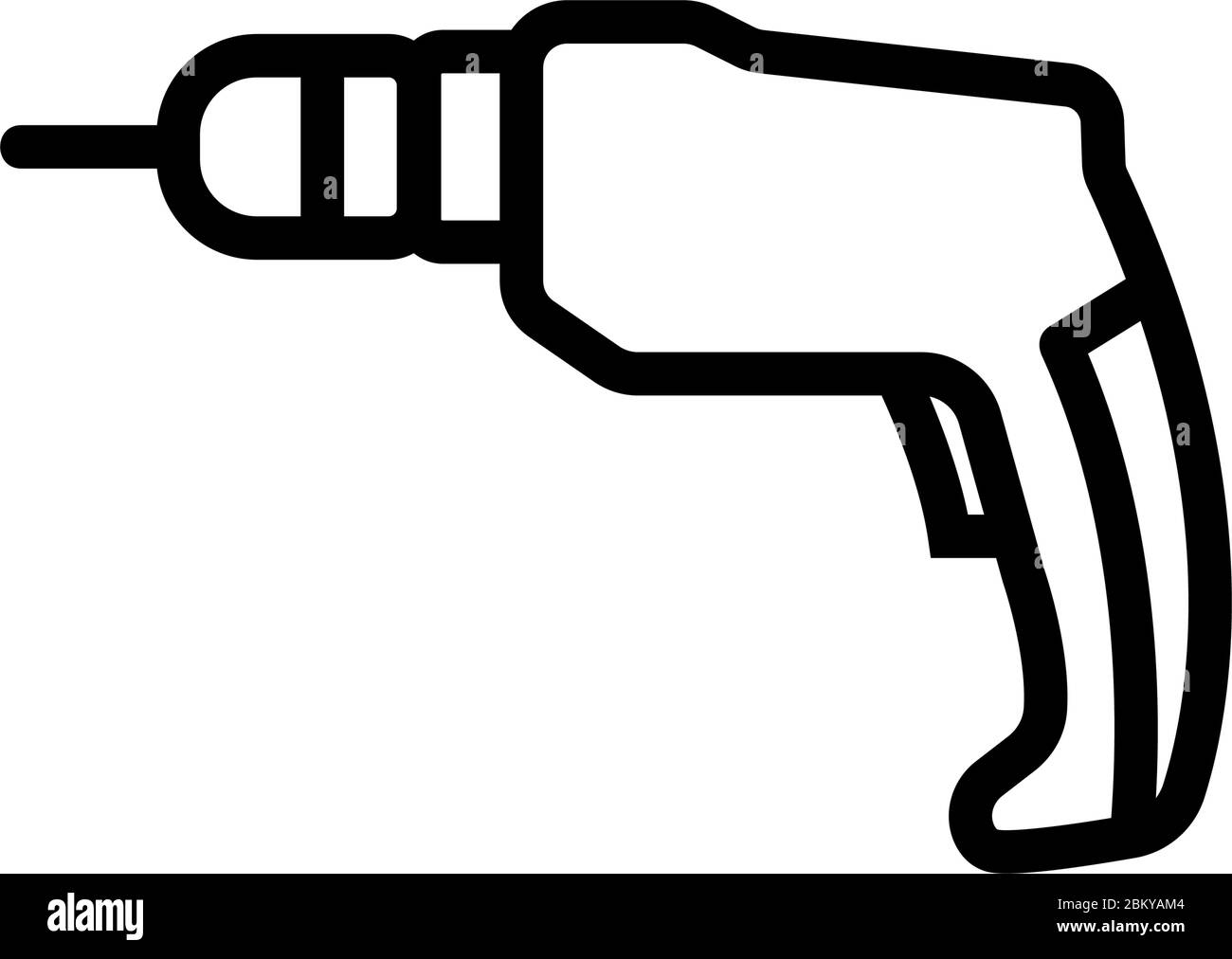 Rotating drill Stock Vector Images - Alamy