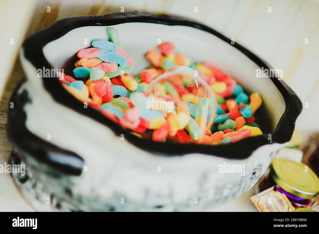 sweet gummies, colorful jelly sweets Stock Photo - Alamy
