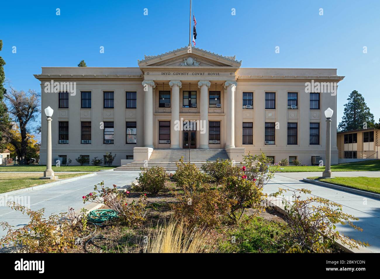 Independence, California, USA - November 18, 2018: The Inyo County ...