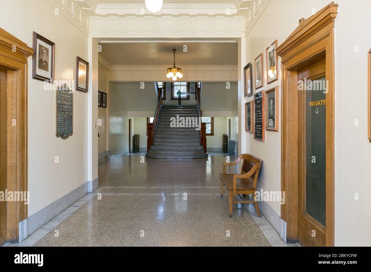 Independence, California, USA - November 18, 2018: The lobby and ...