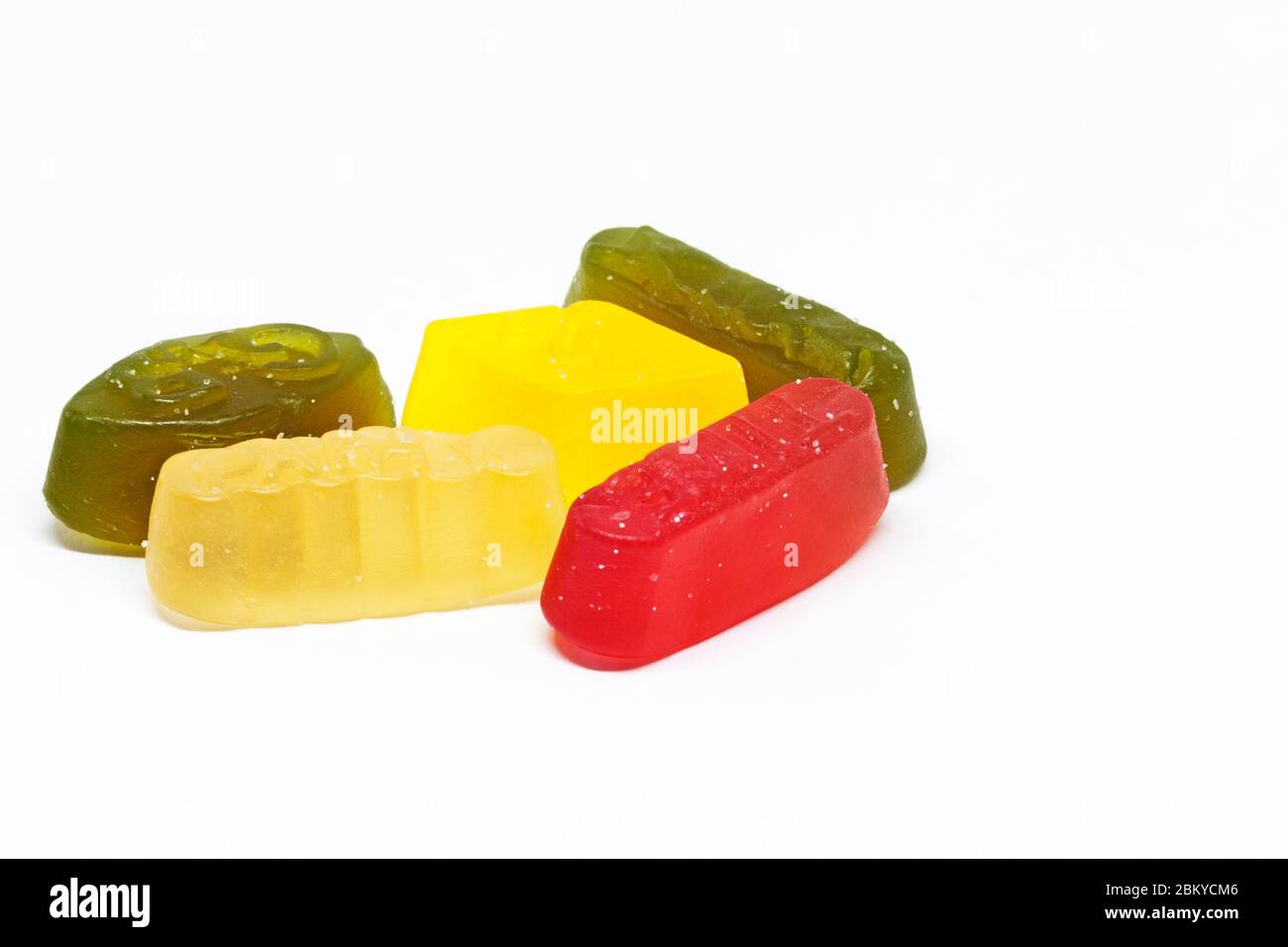 Umea, Norrland Sweden - March 7, 2020: some pieces of English candy ...