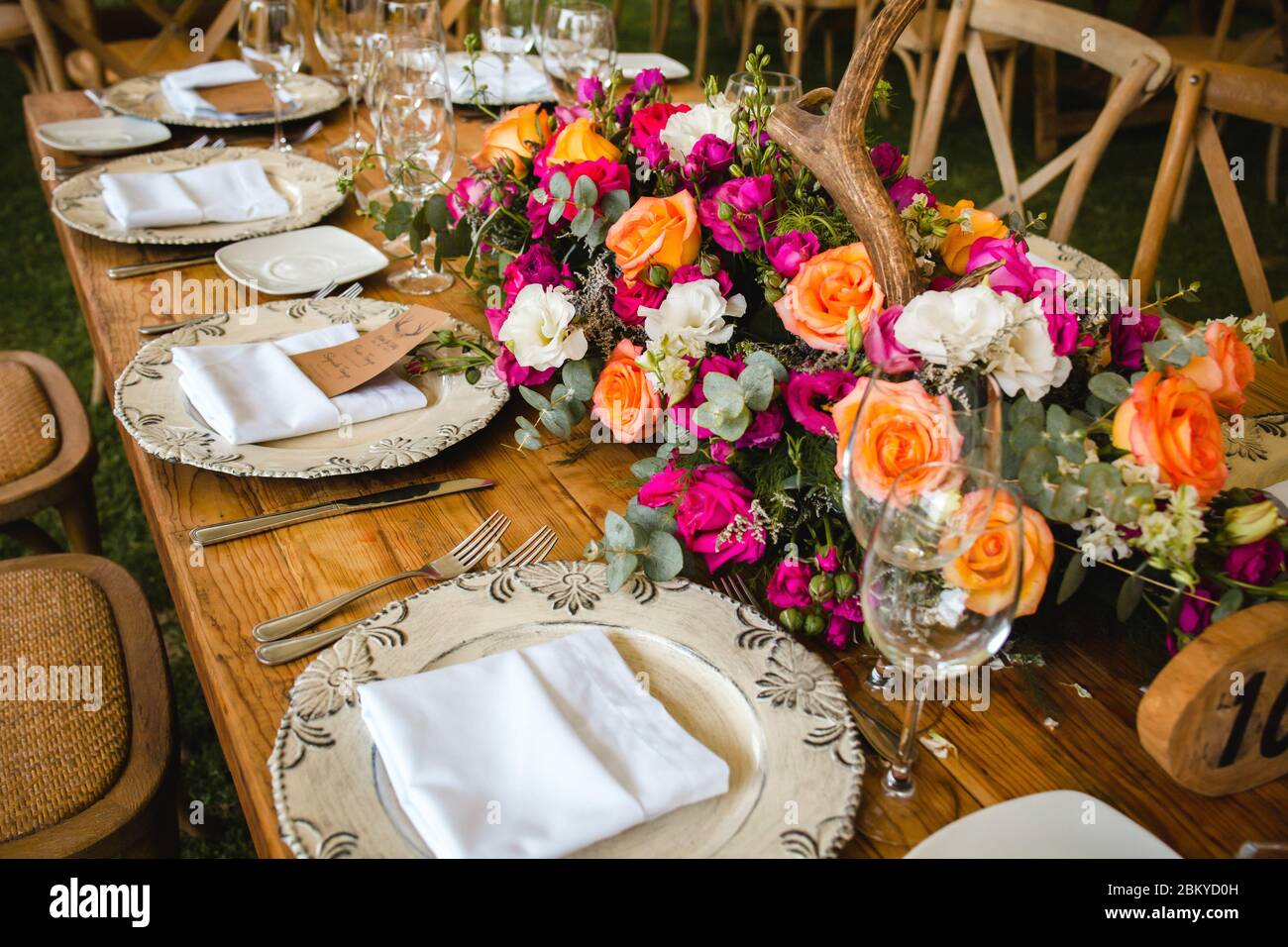 Wedding Reception Guest Table