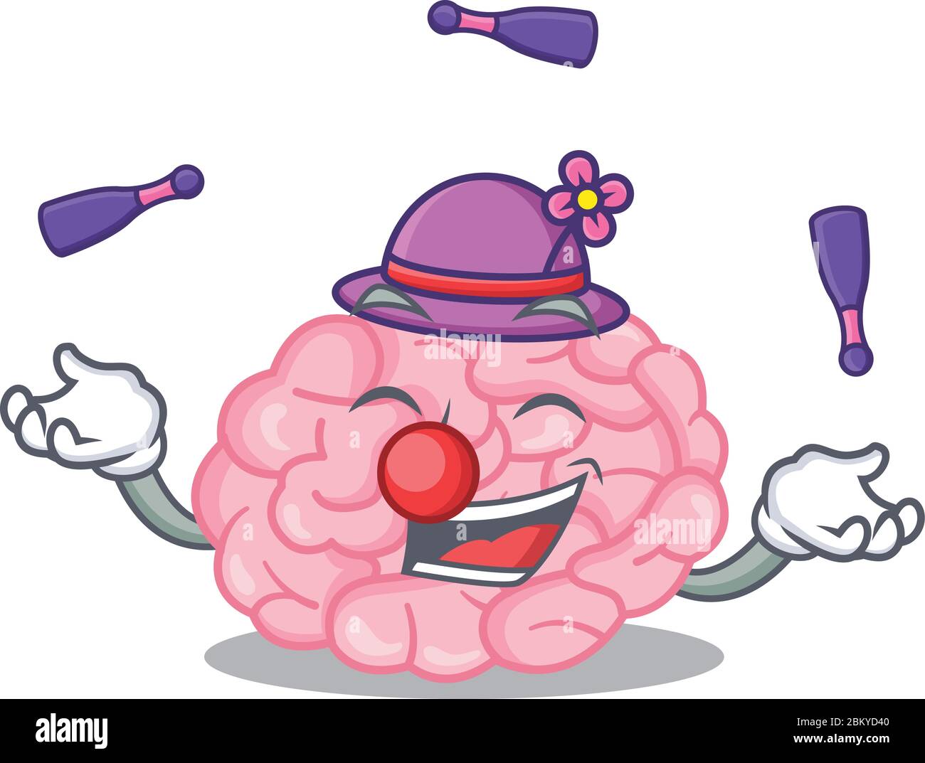 Human brain regions and anatomy Stock Vector Images - Alamy