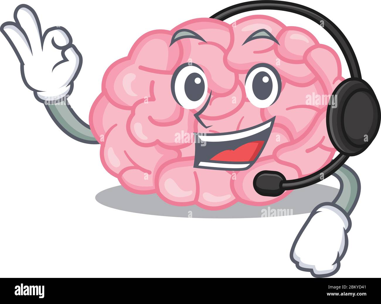 Singing brain Stock Vector Images - Alamy
