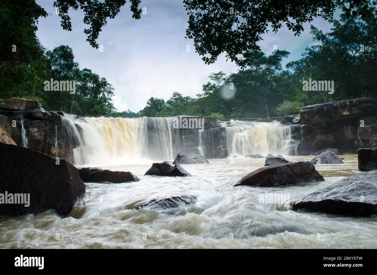 Tad Ton Waterfall in Chaiyaphum province Stock Photo - Alamy