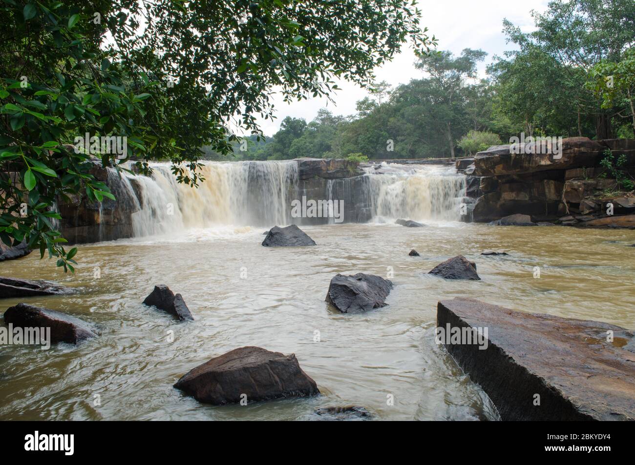 Tad Ton Waterfall in Chaiyaphum province Stock Photo - Alamy