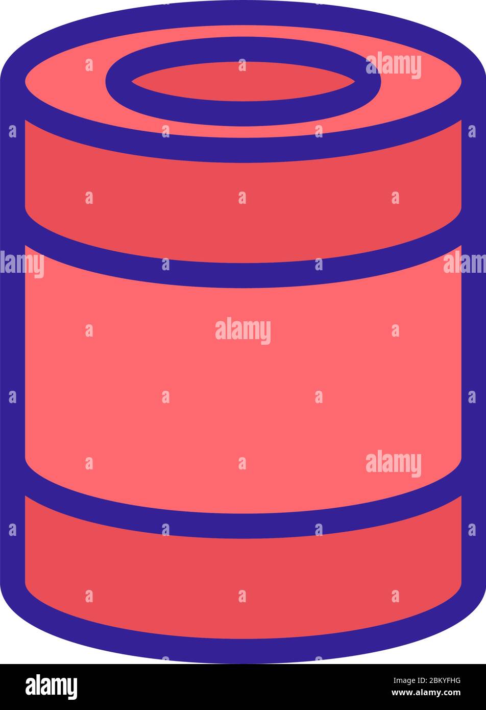 Cylindrical copper Stock Vector Images - Alamy