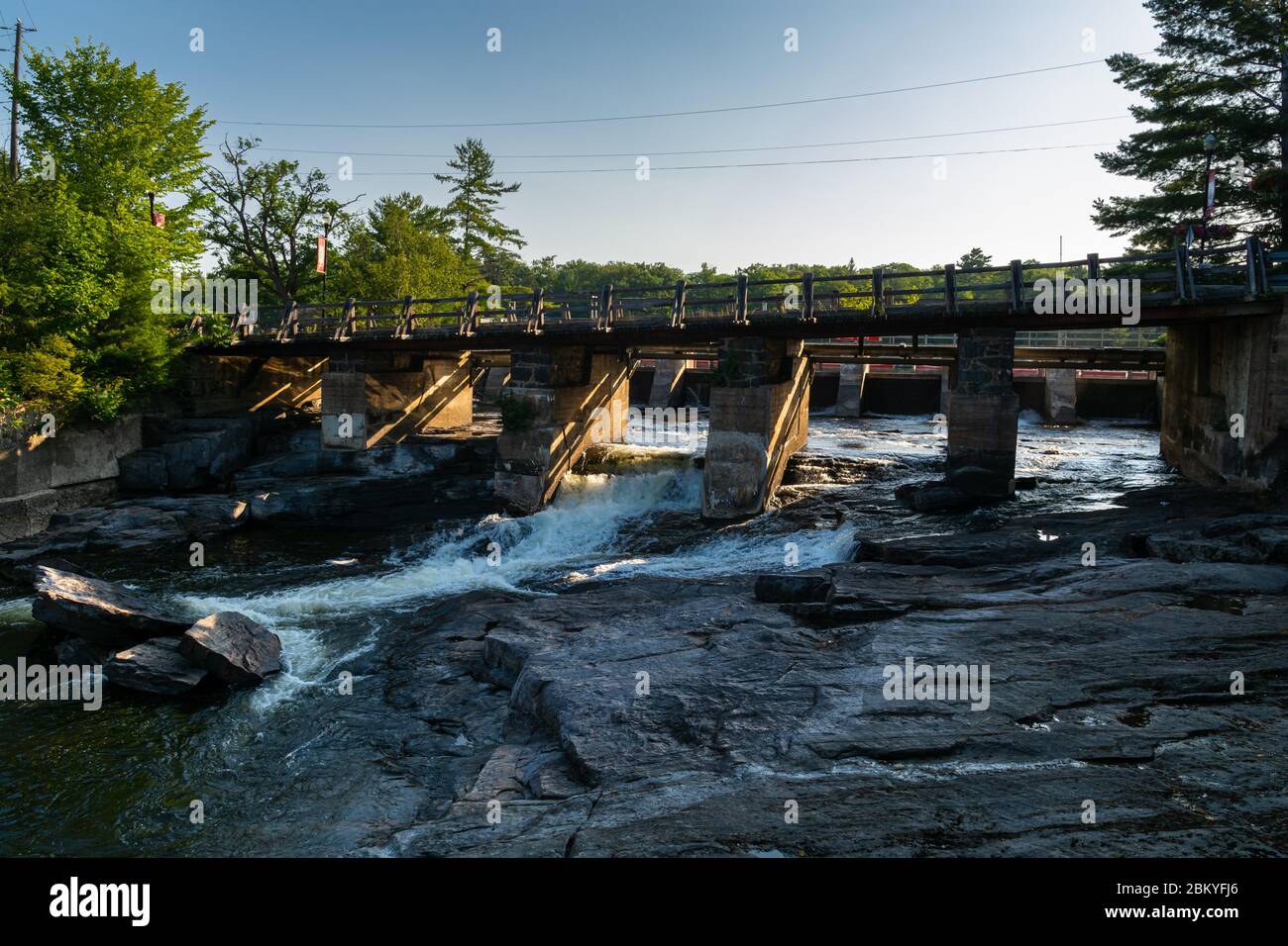 Bala Falls Canada Stock Photo - Alamy