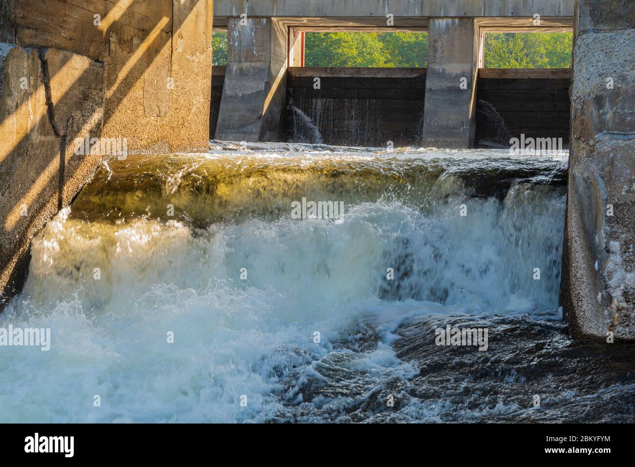 Bala Falls Muskoka County Ontario Canada Stock Photo - Alamy