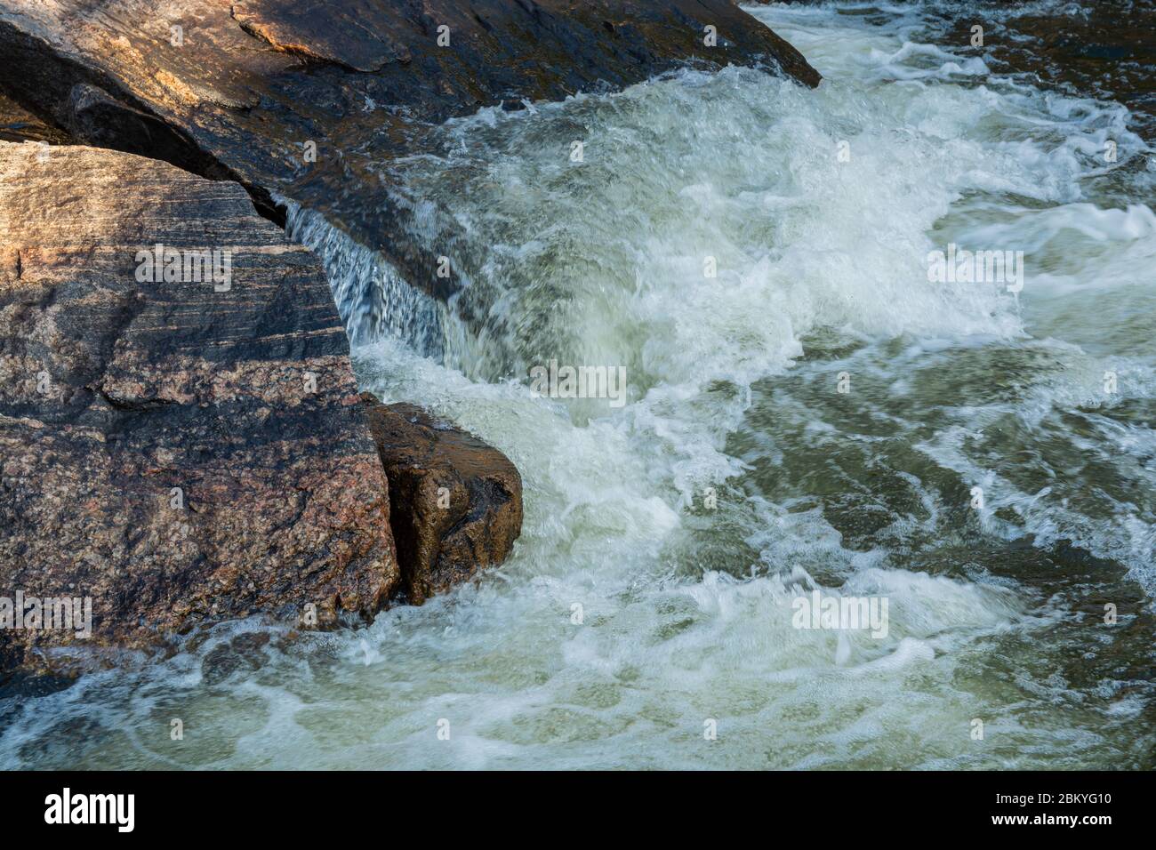 Bala Falls Muskoka County Ontario Canada Stock Photo - Alamy