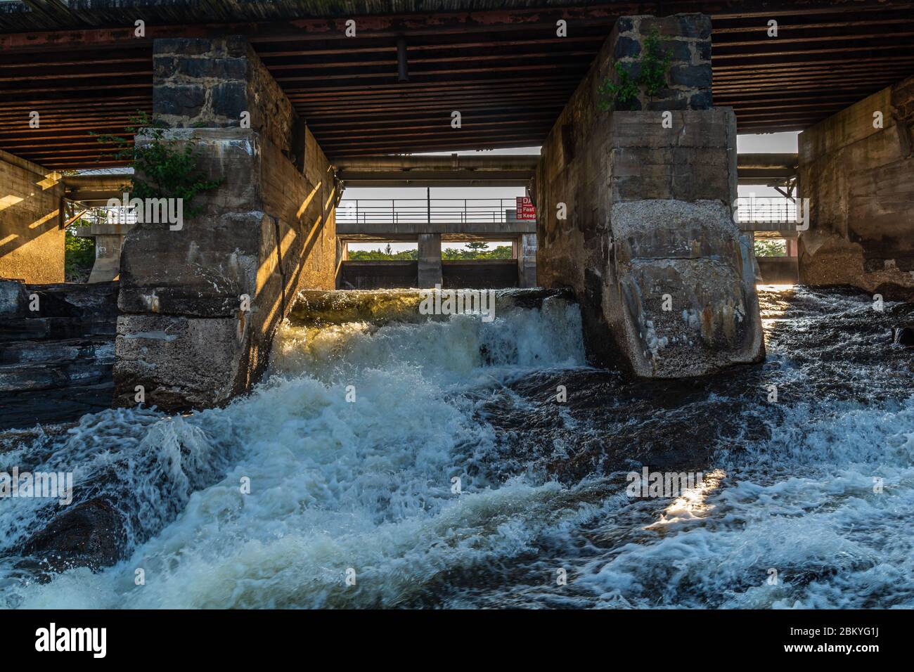 Bala Falls Muskoka County Ontario Canada Stock Photo - Alamy