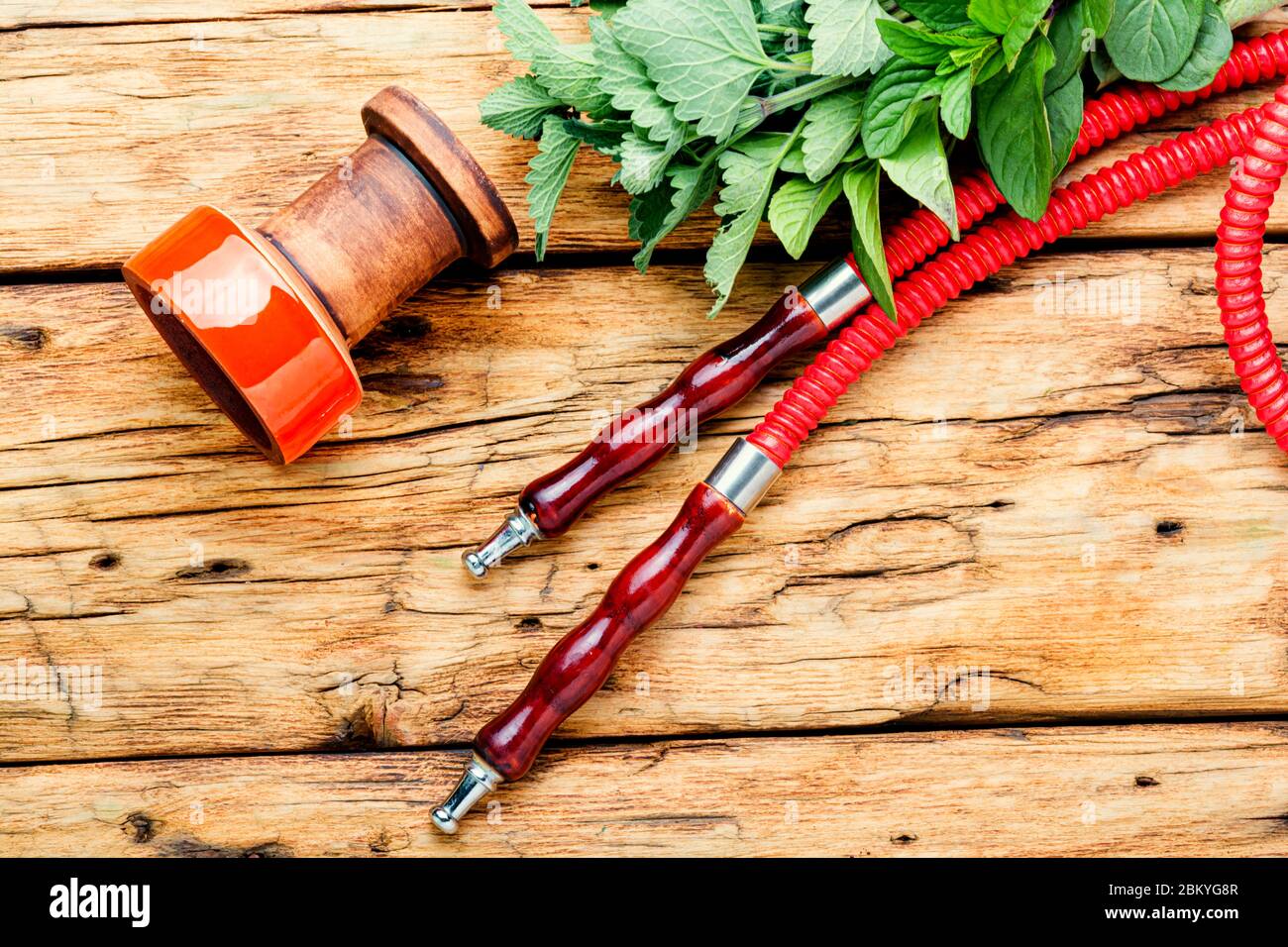 Asian smoking shisha with tobacco with mint flavor.Turkish tobacco ...