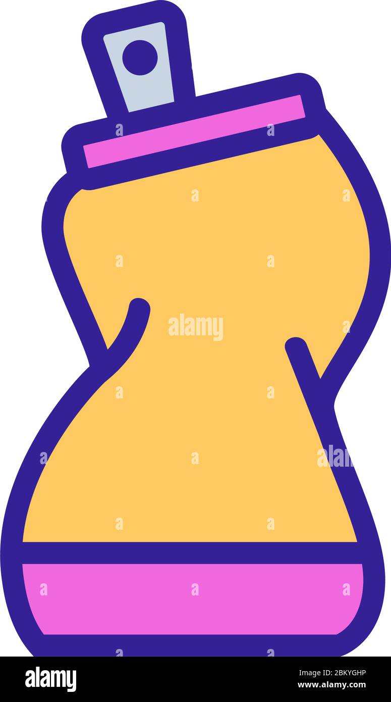 twisted metal can icon vector outline illustration Stock Vector Image ...