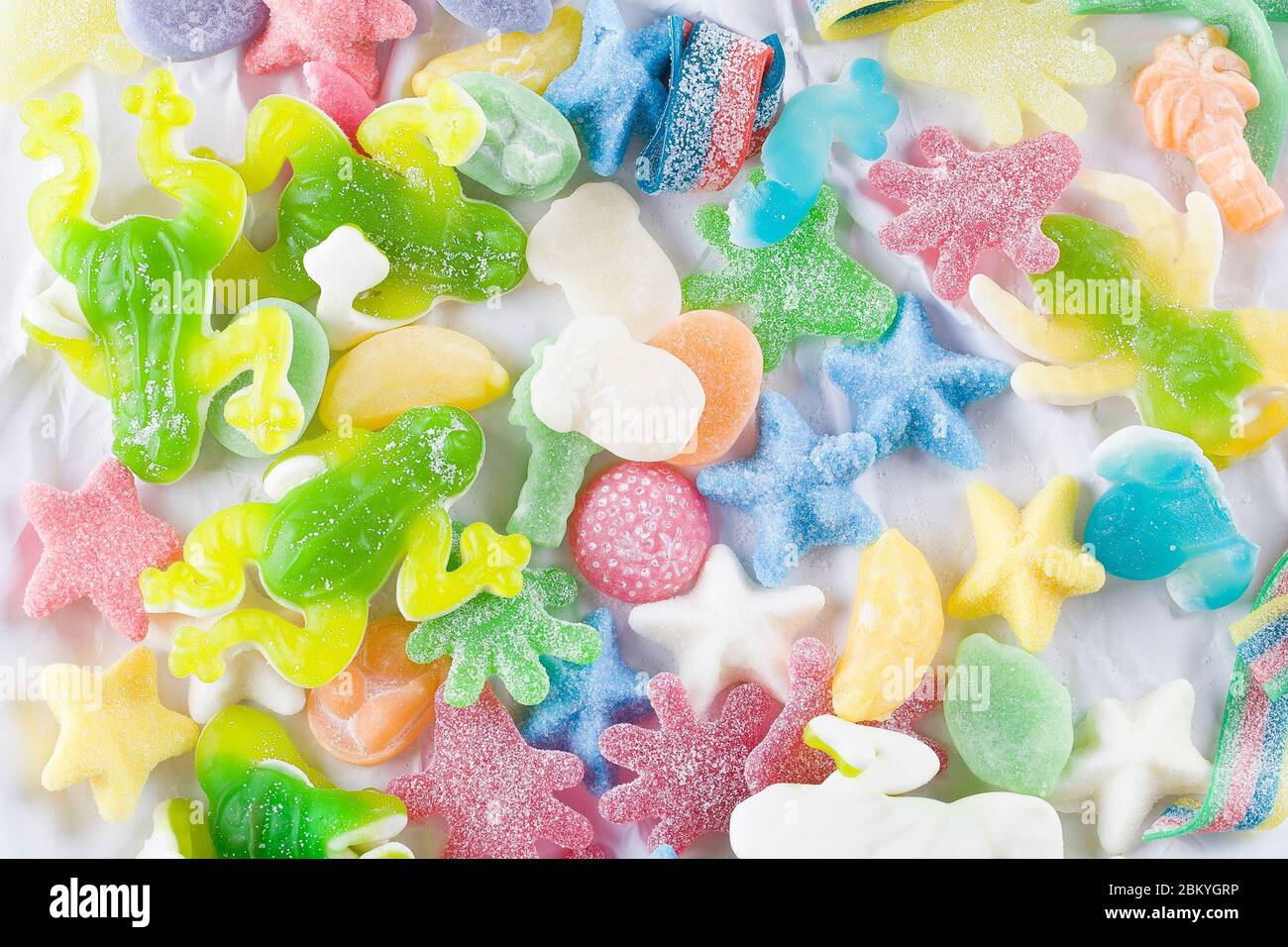 color soft marmalade set. multi-colored chewing sweets. fruit flavors ...