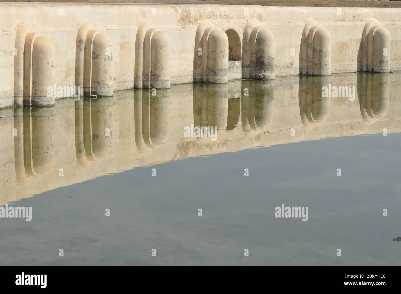 Pools Aghlabids in Kairouan, Tunisia. Tour and sightseeing Stock Photo ...