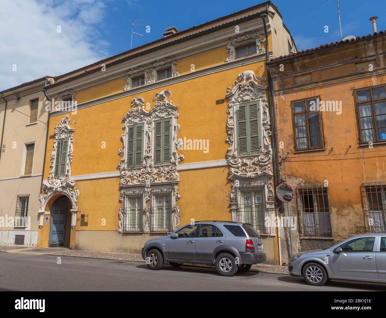 Baroque house, 1710, Mantua, Lombardy, Italy Stock Photo - Alamy