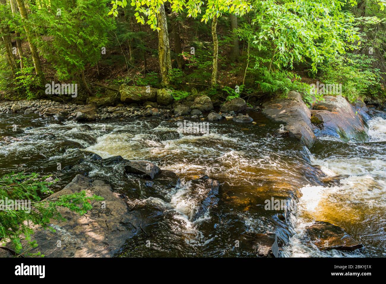 Stubbs conservation area showing falls Stock Photo - Alamy