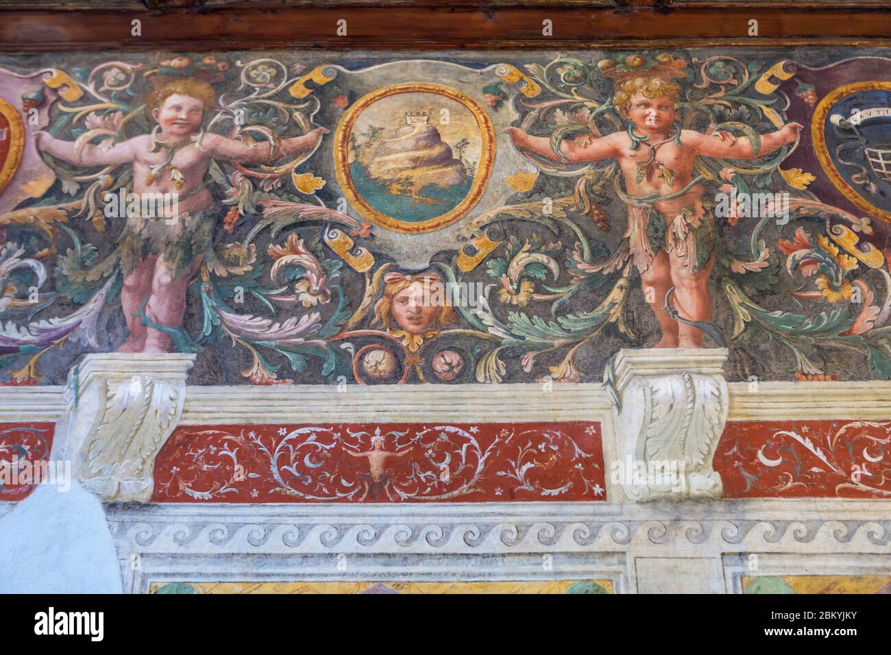 Palazzo Te interior by Giulio Romano, 1534, Mantua, Lombardy, Italy ...