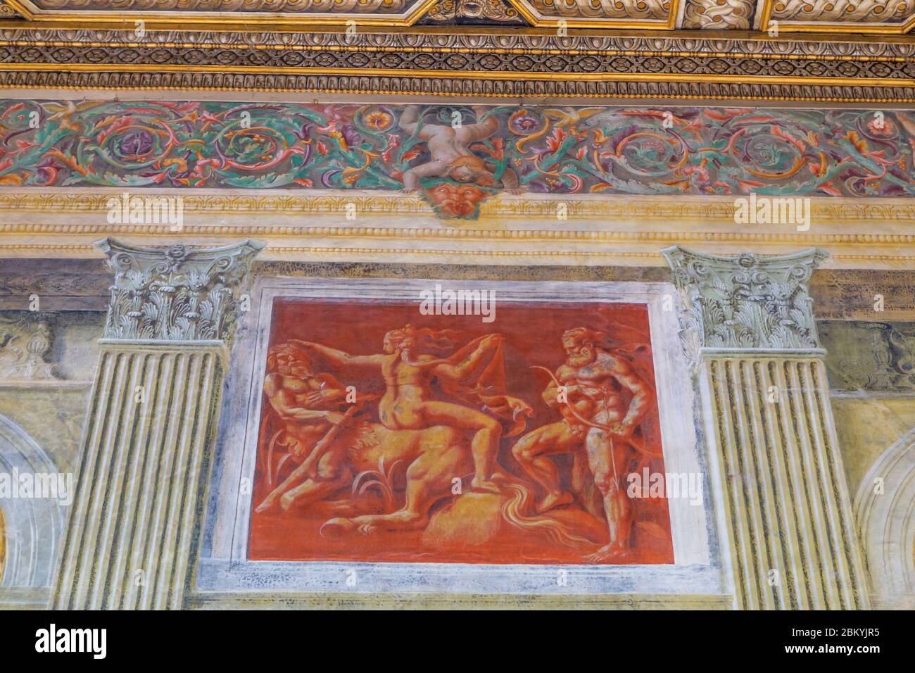 Palazzo Te interior by Giulio Romano, 1534, Mantua, Lombardy, Italy ...