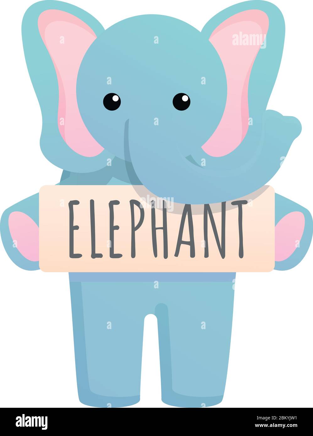 Elephant icon. Cartoon of elephant vector icon for web design isolated ...