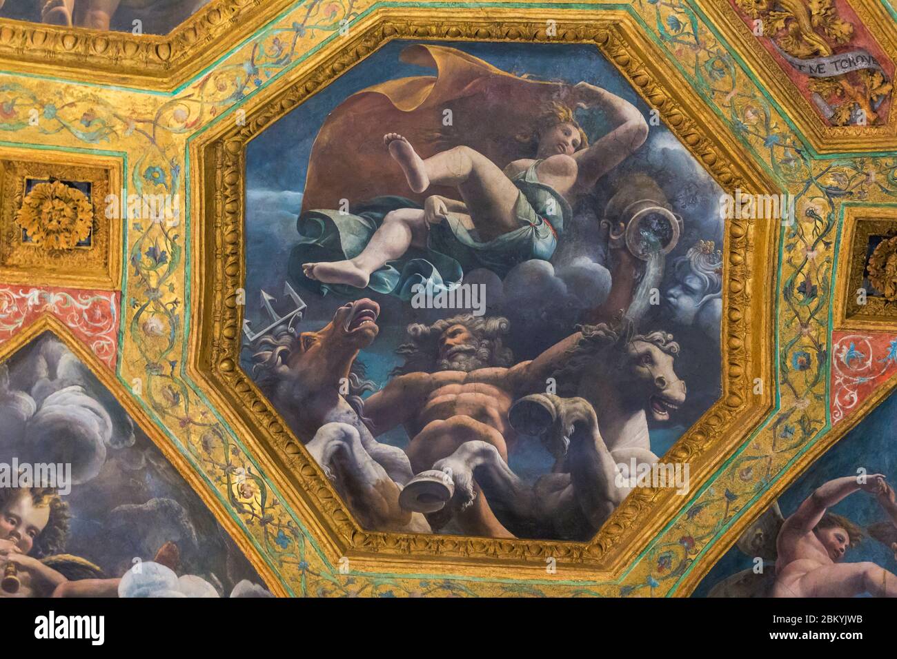 Palazzo Te interior by Giulio Romano, 1534, Mantua, Lombardy, Italy ...