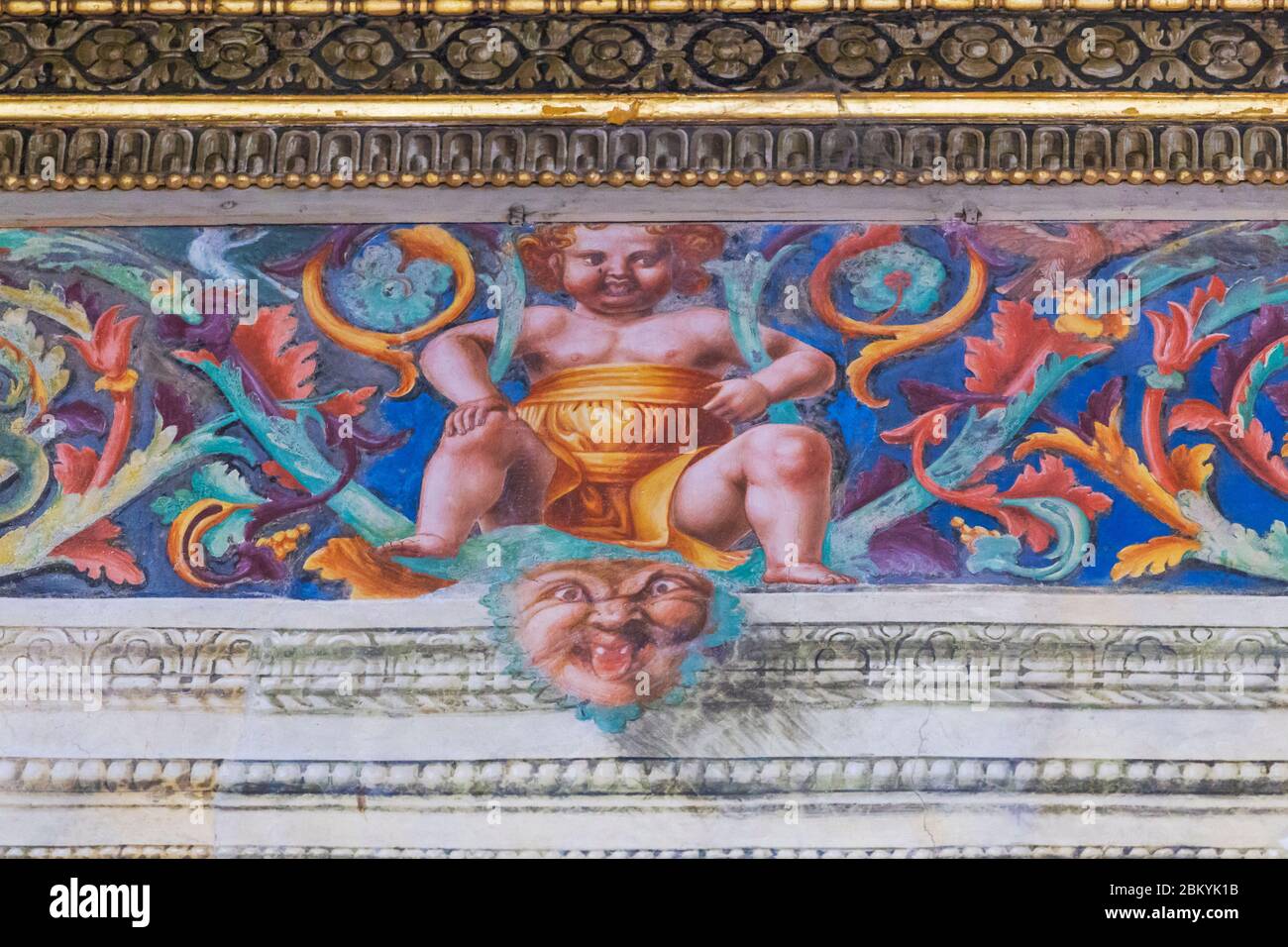 Palazzo Te interior by Giulio Romano, 1534, Mantua, Lombardy, Italy ...