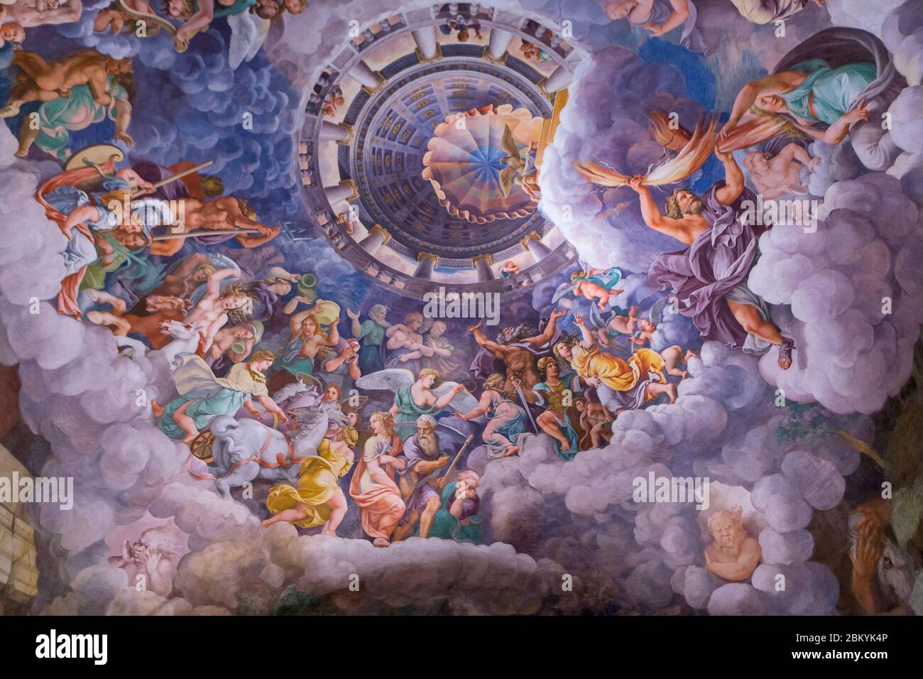 Palazzo Te interior by Giulio Romano, 1534, Mantua, Lombardy, Italy ...