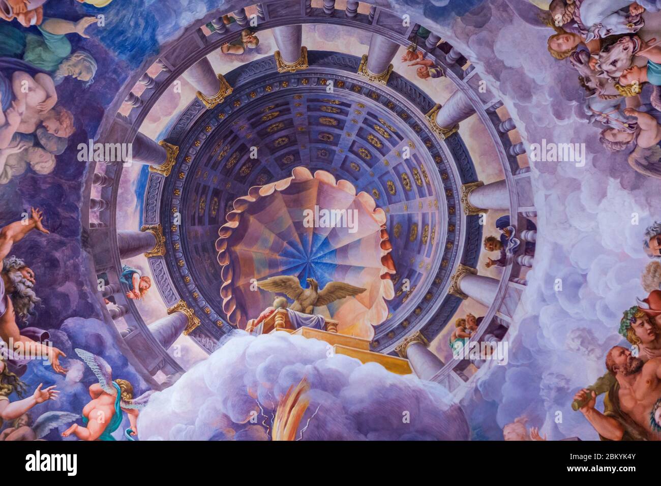 Palazzo Te interior by Giulio Romano, 1534, Mantua, Lombardy, Italy ...