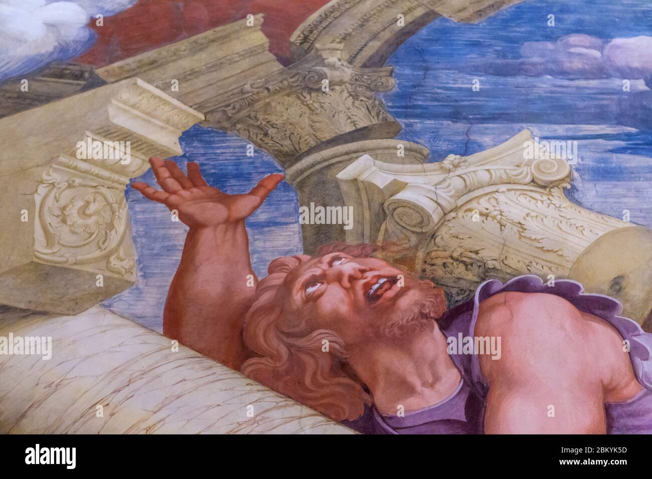 Palazzo Te interior by Giulio Romano, 1534, Mantua, Lombardy, Italy ...