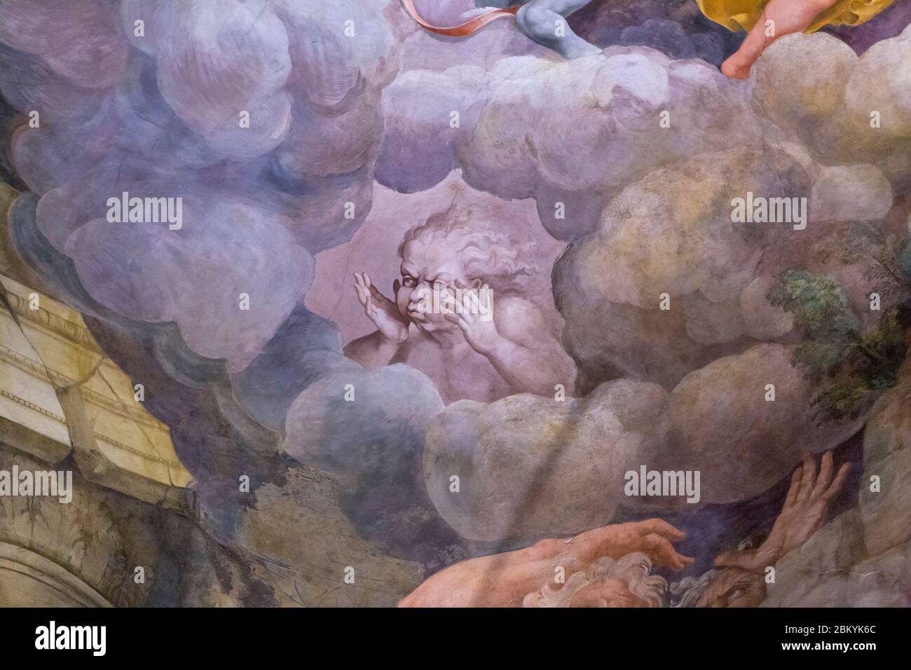 Palazzo Te interior by Giulio Romano, 1534, Mantua, Lombardy, Italy ...