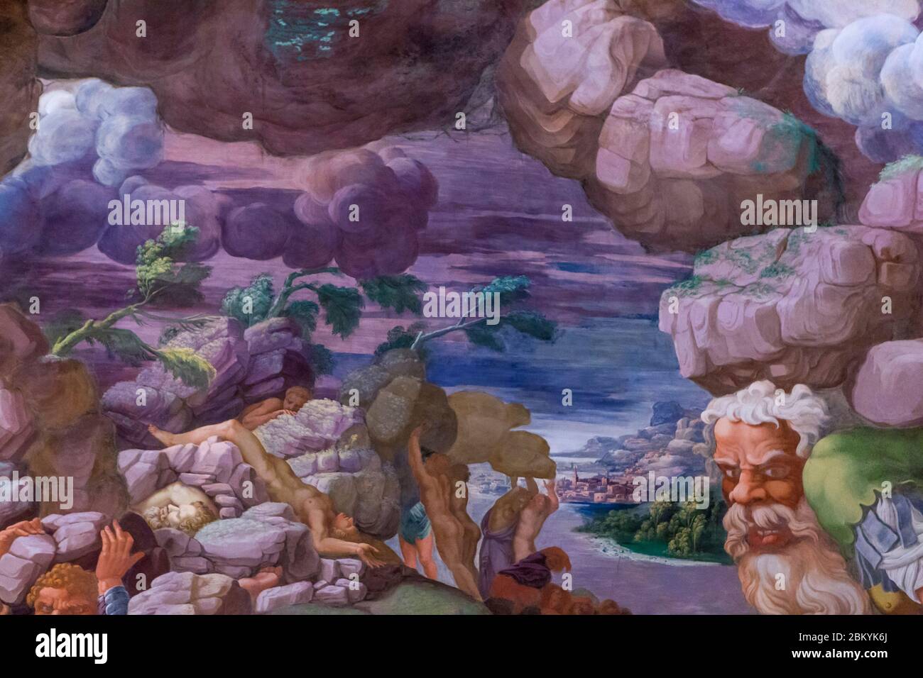 Palazzo Te interior by Giulio Romano, 1534, Mantua, Lombardy, Italy ...