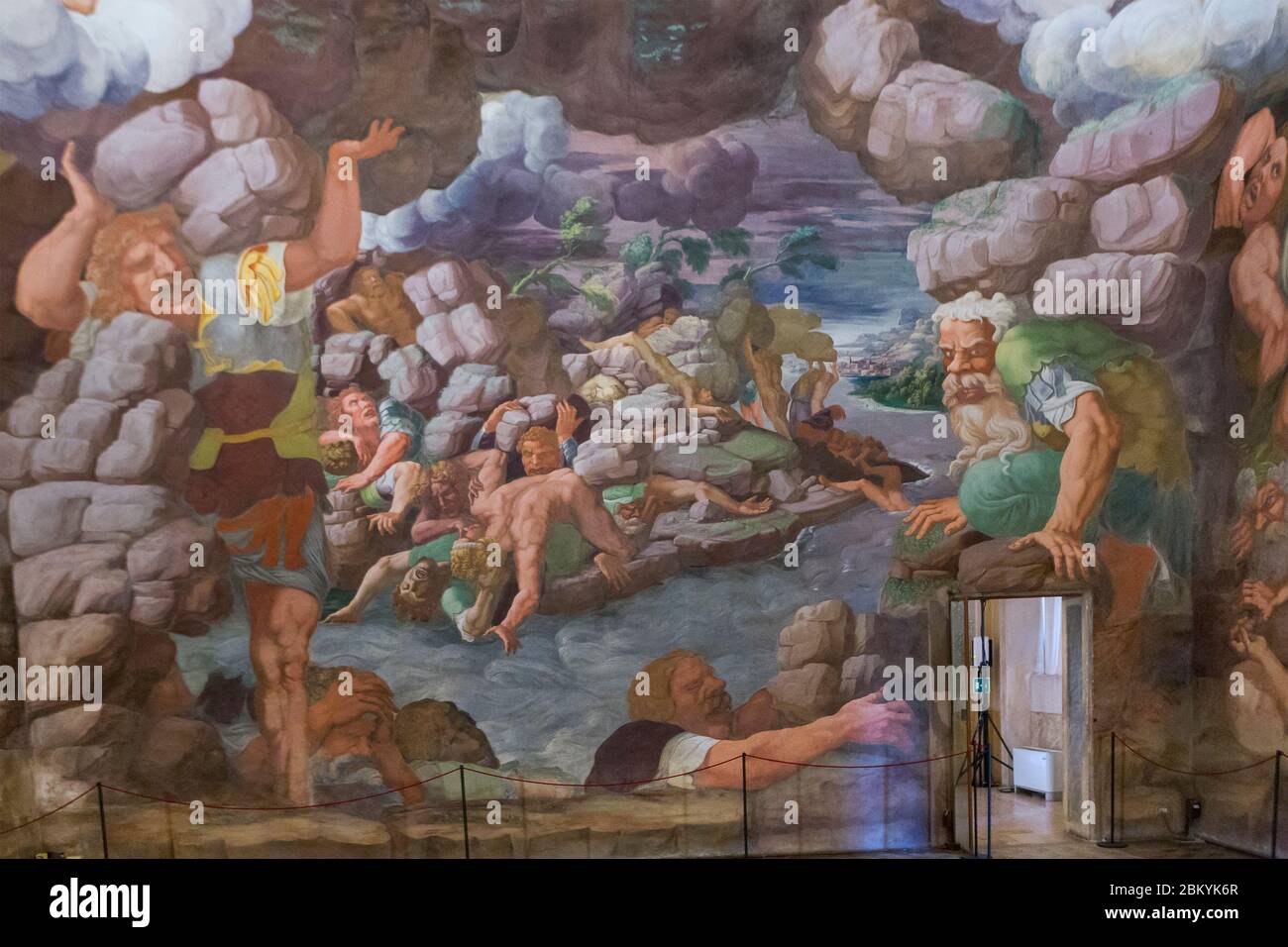 Palazzo Te interior by Giulio Romano, 1534, Mantua, Lombardy, Italy ...