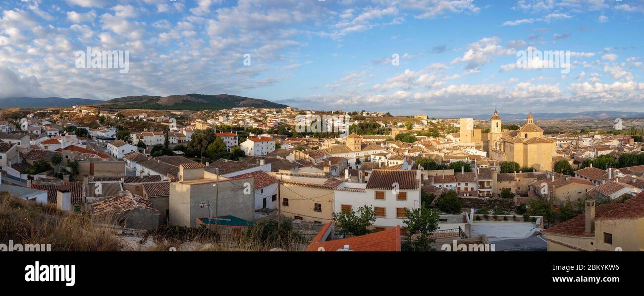 town of Orce in the province of Granada, Andalusia. Spain Stock Photo ...