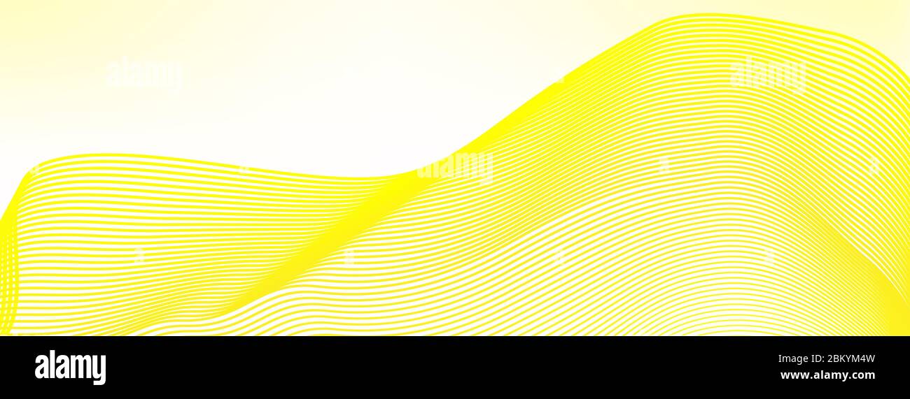 Abstract yellow Wave. template with blend shapes Stock Vector Image ...