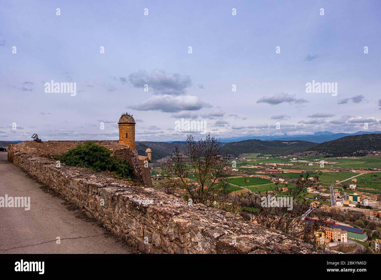 Historical Castle of Cardona in Barcelona, Catalonia Stock Photo - Alamy