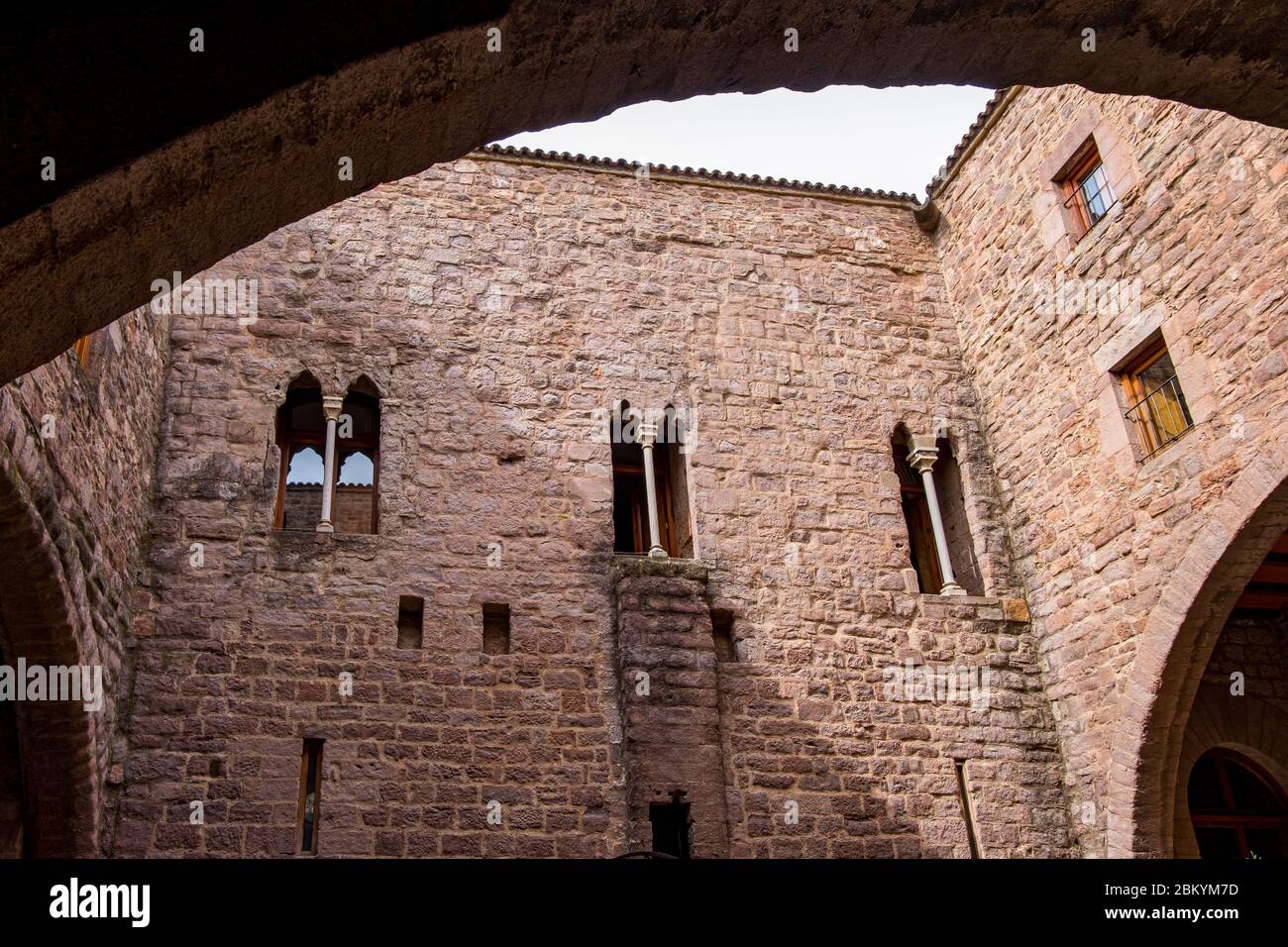 Historical Castle of Cardona in Barcelona, Catalonia Stock Photo - Alamy