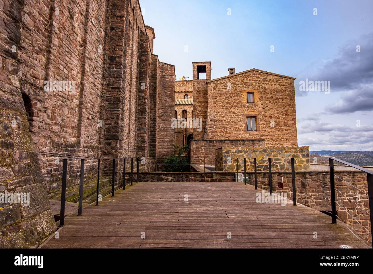 Historical Castle of Cardona in Barcelona, Catalonia Stock Photo - Alamy