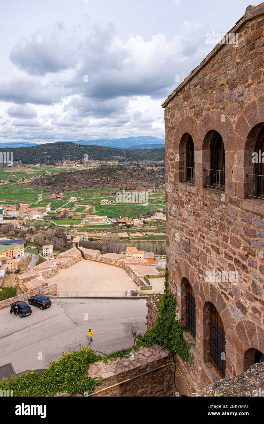 Historical Castle of Cardona in Barcelona, Catalonia Stock Photo - Alamy