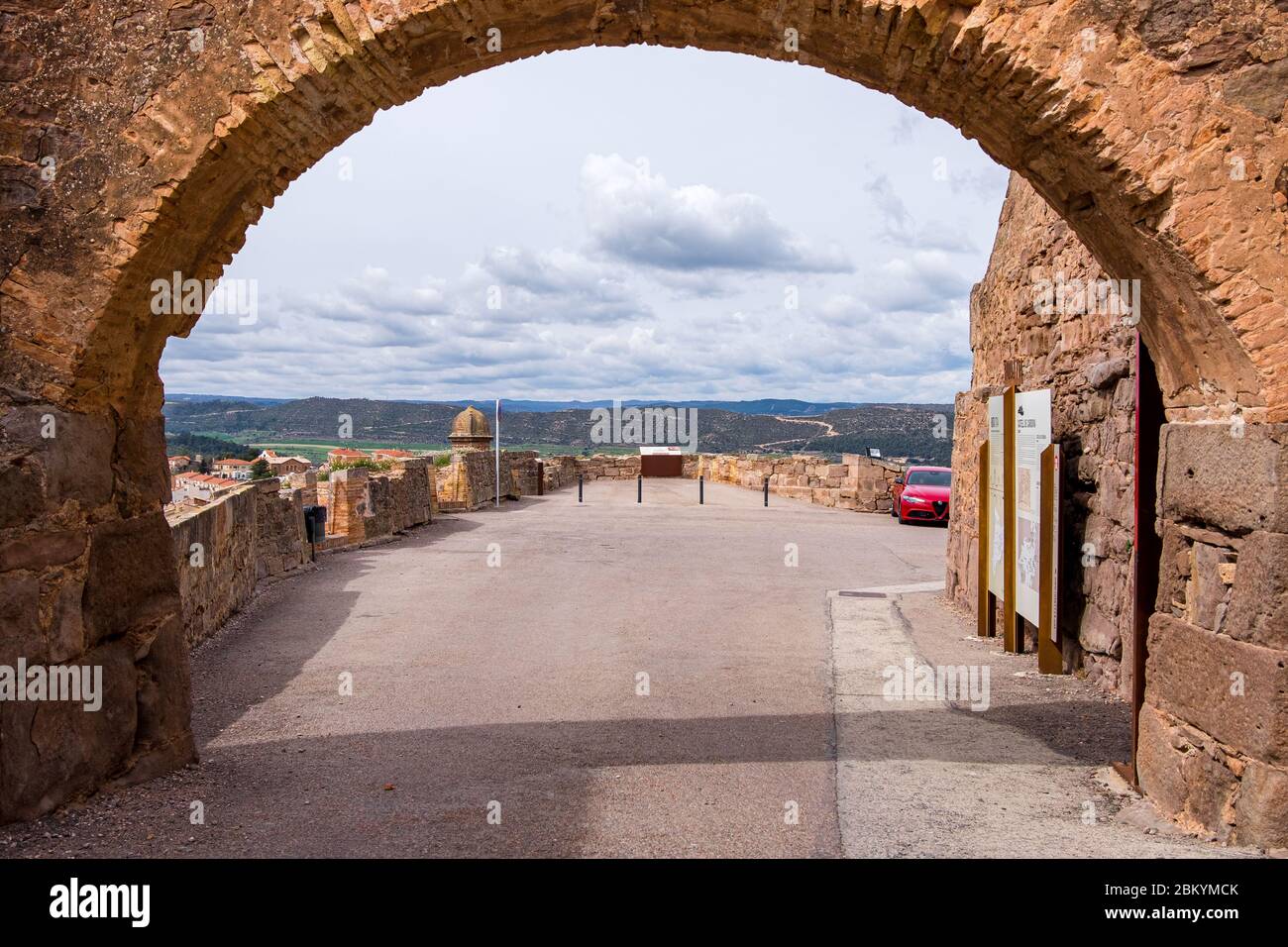 Historical Castle of Cardona in Barcelona, Catalonia Stock Photo - Alamy