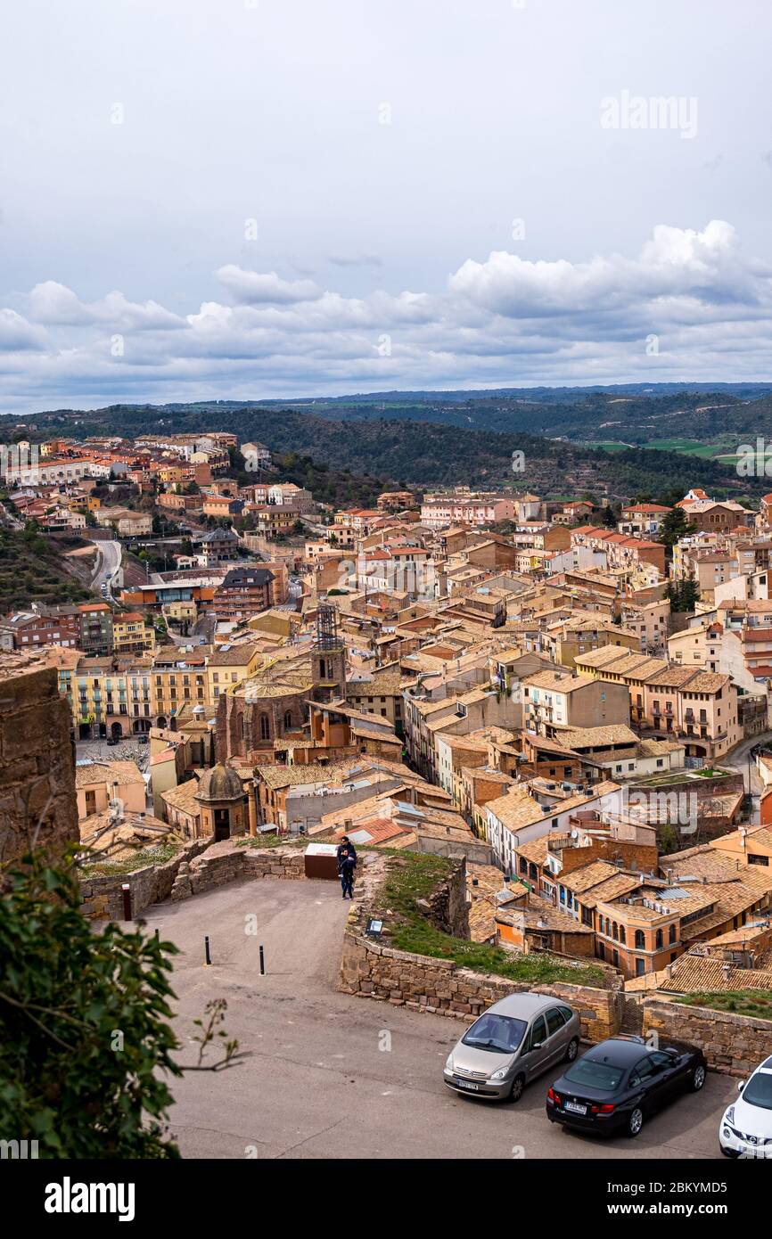 Historical Castle of Cardona in Barcelona, Catalonia Stock Photo - Alamy