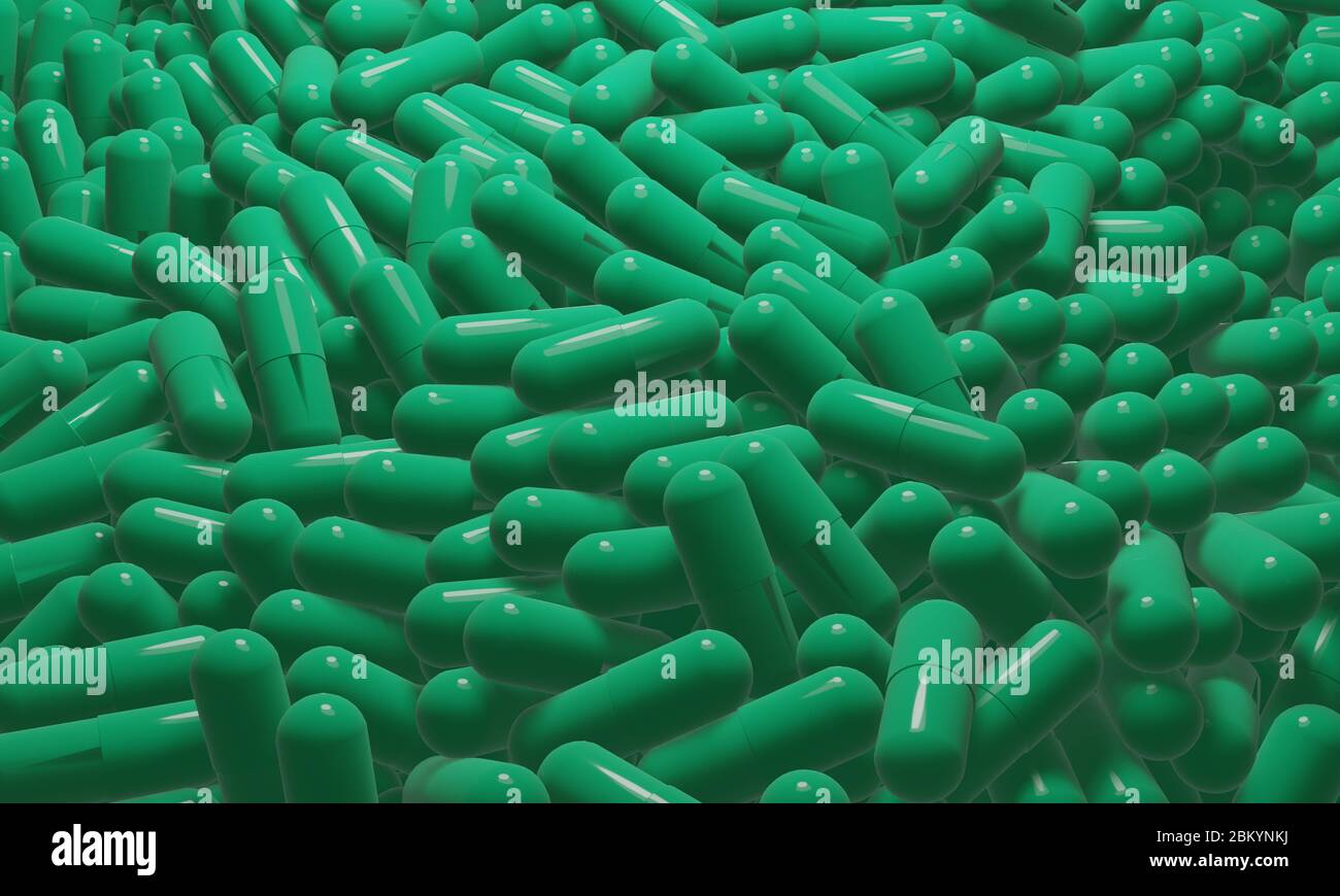 Green caplet hi-res stock photography and images - Alamy