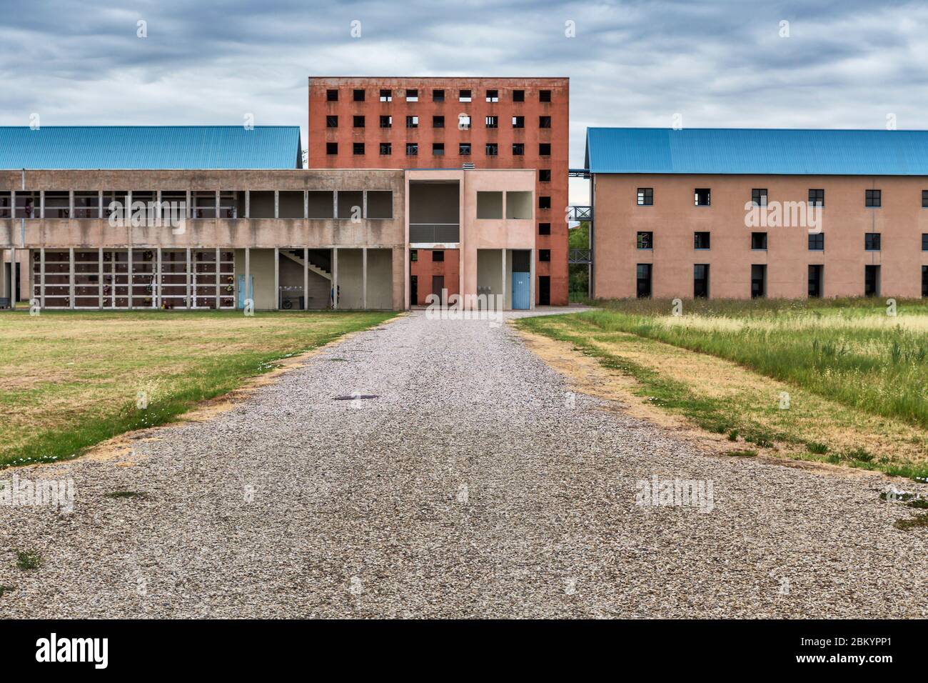 New San Cataldo cemetery, 1984, Modena, Emilia-Romagna, Italy Stock ...