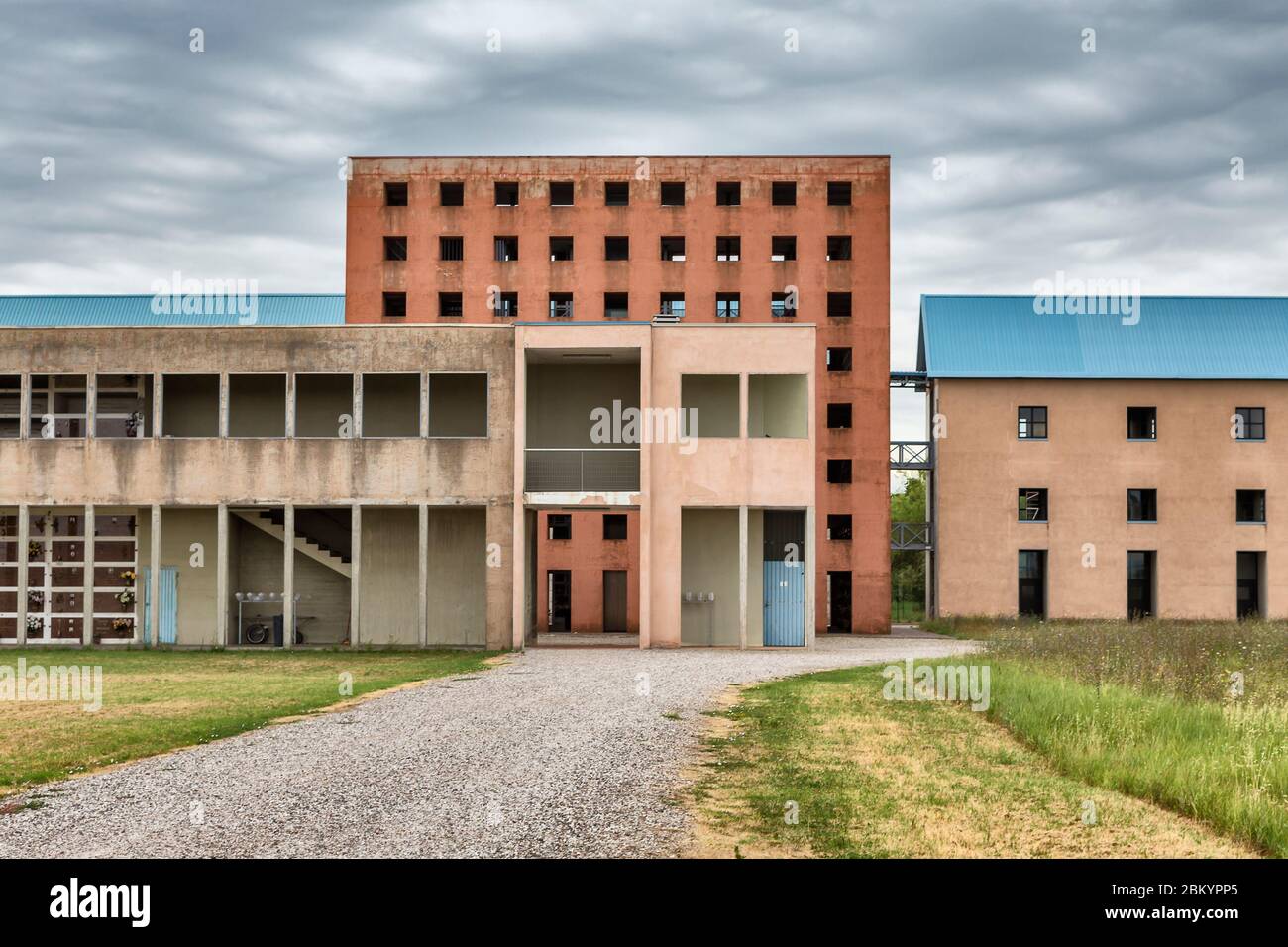 New San Cataldo cemetery, 1984, Modena, Emilia-Romagna, Italy Stock ...