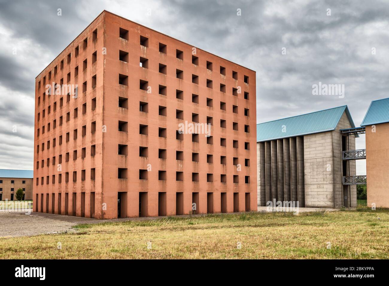 New San Cataldo cemetery, 1984, Modena, Emilia-Romagna, Italy Stock ...